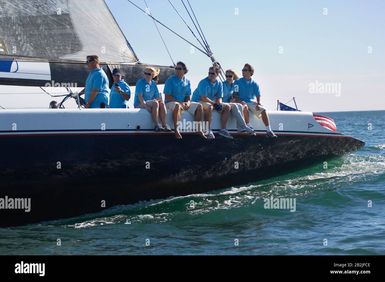 Sailing Smiling Group Team High Resolution Stock Photography and Images ...