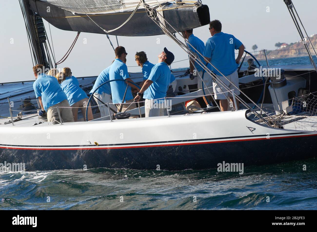 Sailing Smiling Group Team High Resolution Stock Photography and Images ...