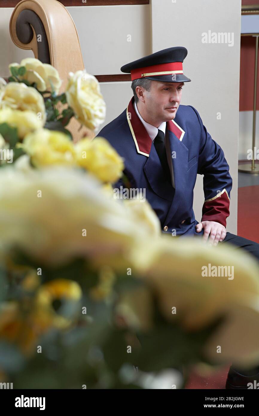 Doormen uniform hi-res stock photography and images - Alamy