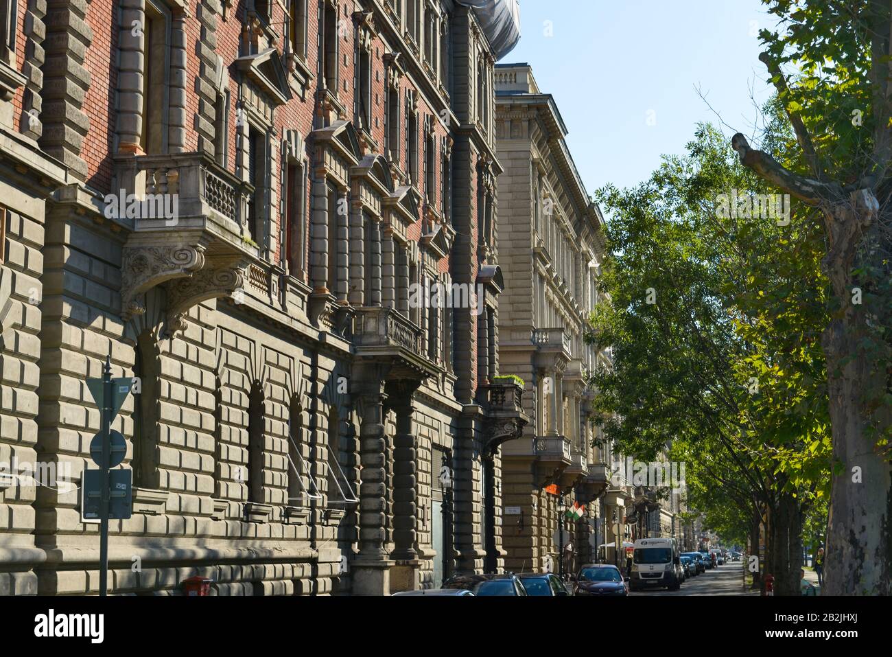 Altbauten, Andrassy utca, Budapest, Ungarn Stock Photo - Alamy