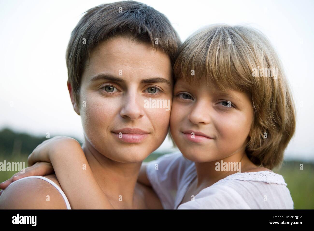 Mother and Daughter Stock Photo - Alamy