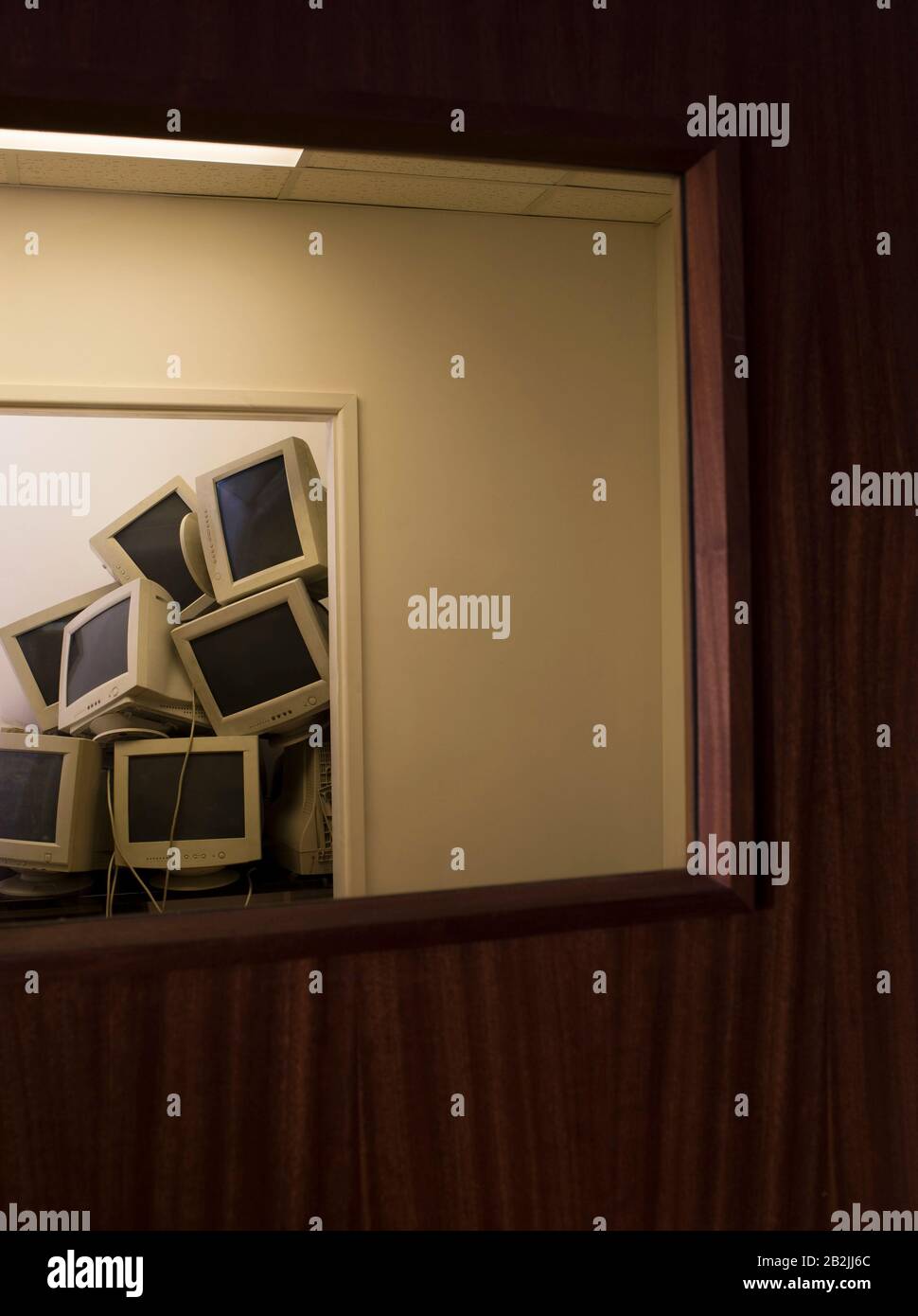 Old school monitors hi-res stock photography and images - Alamy