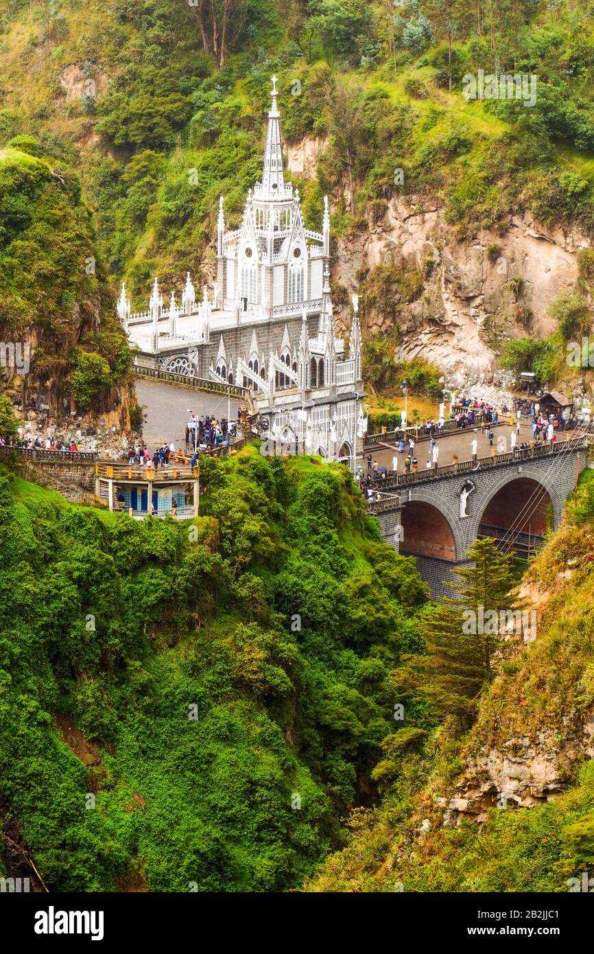 Las Lajas Sanctuary Is A Basilica Church Located In The Southern ...