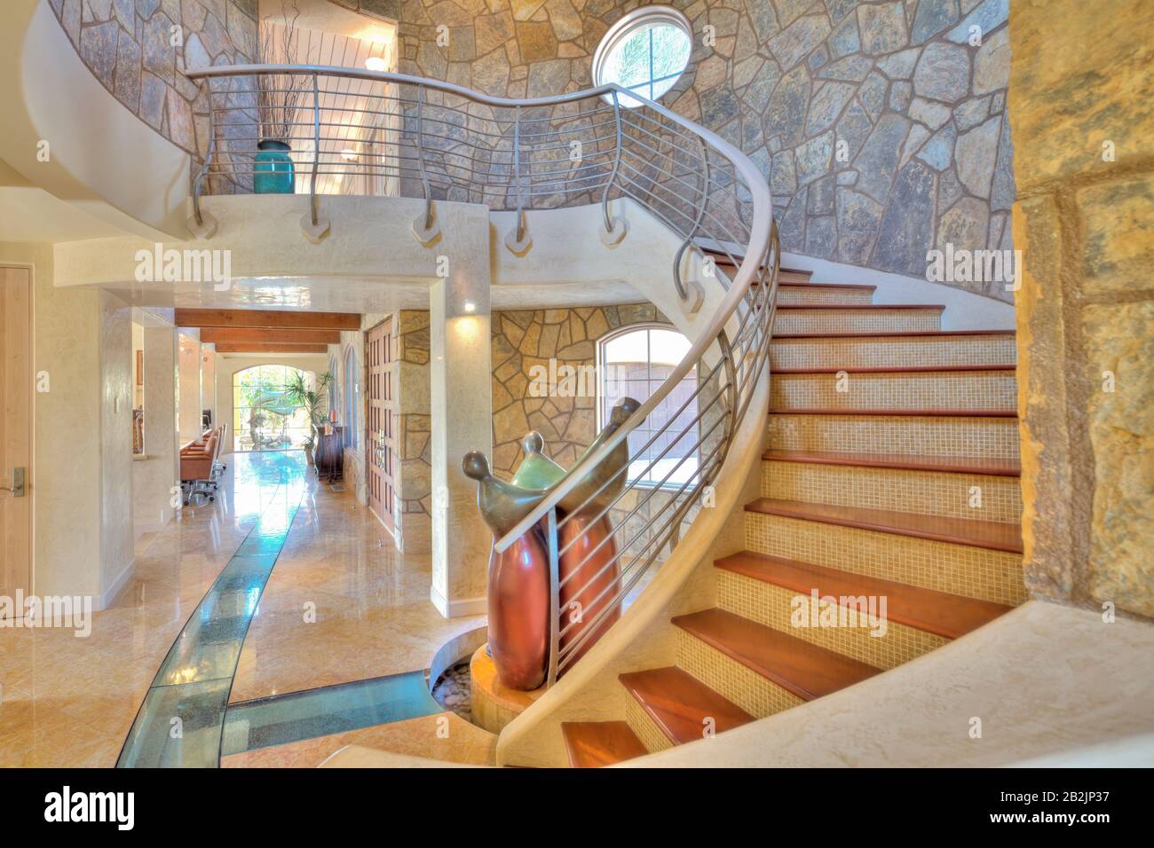 Hallway interior design in manor house Stock Photo - Alamy