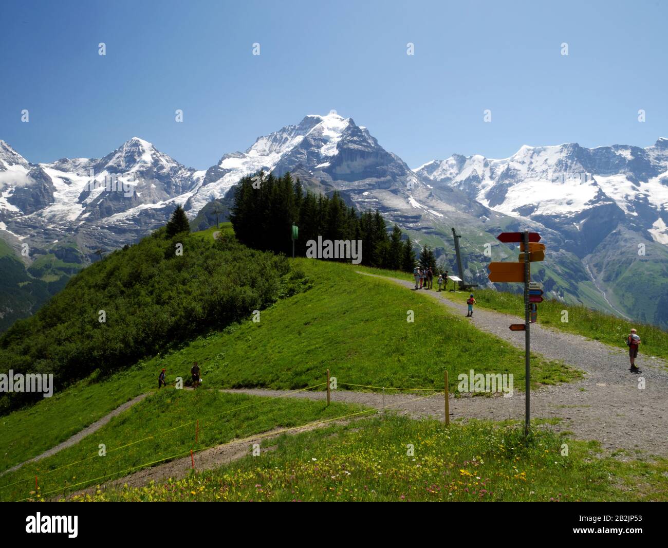 Allmendhubel, Murren, Bernese Oberland, Switzerland Stock Photo - Alamy