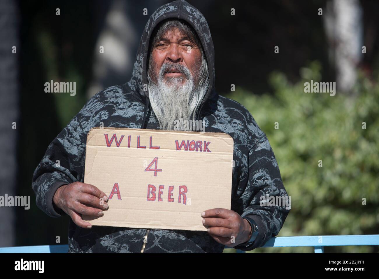 Homeless Man Signs In Bruce Almighty