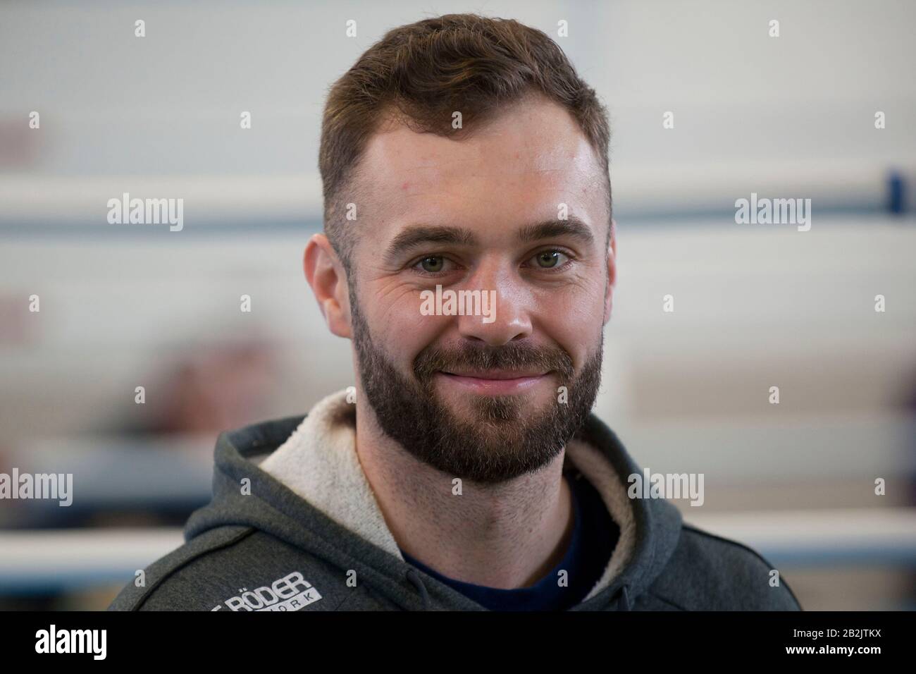 IBO-Weltmeister Dominic Bösel beim Pressetermin in Hamburg zur SES BOX ...