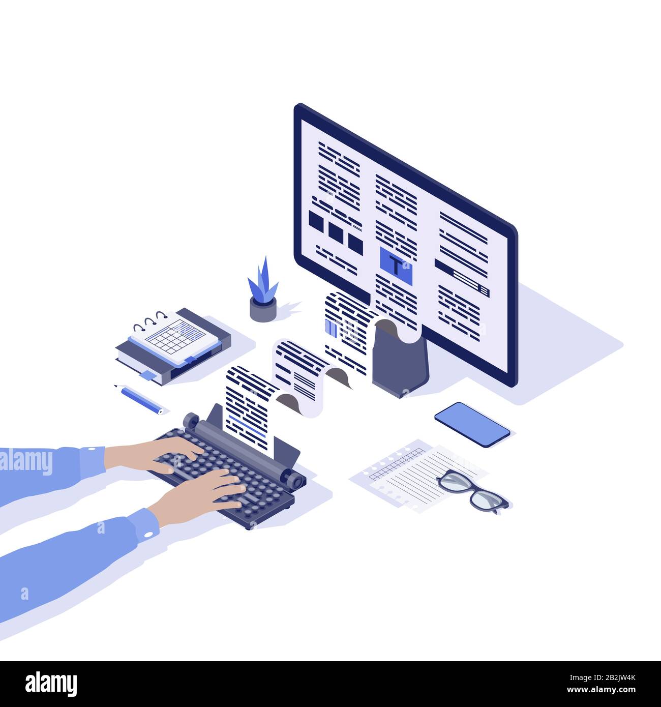 Hands creator Stock Vector Images - Alamy