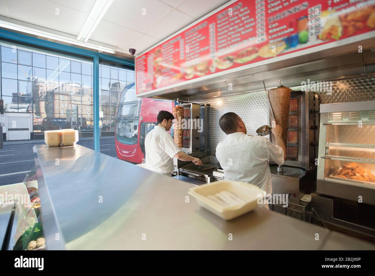 Kebab shop counter hi-res stock photography and images - Alamy