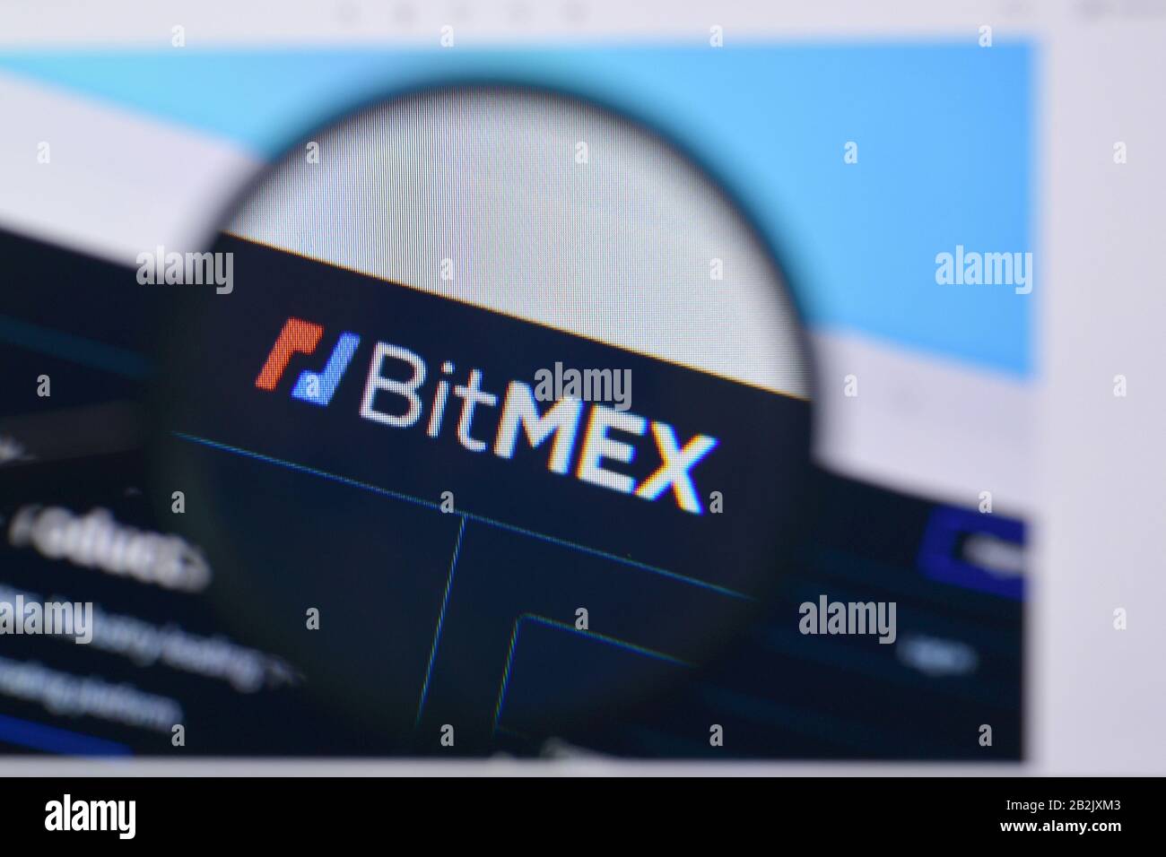 Bitmex logo hi-res stock photography and images - Alamy