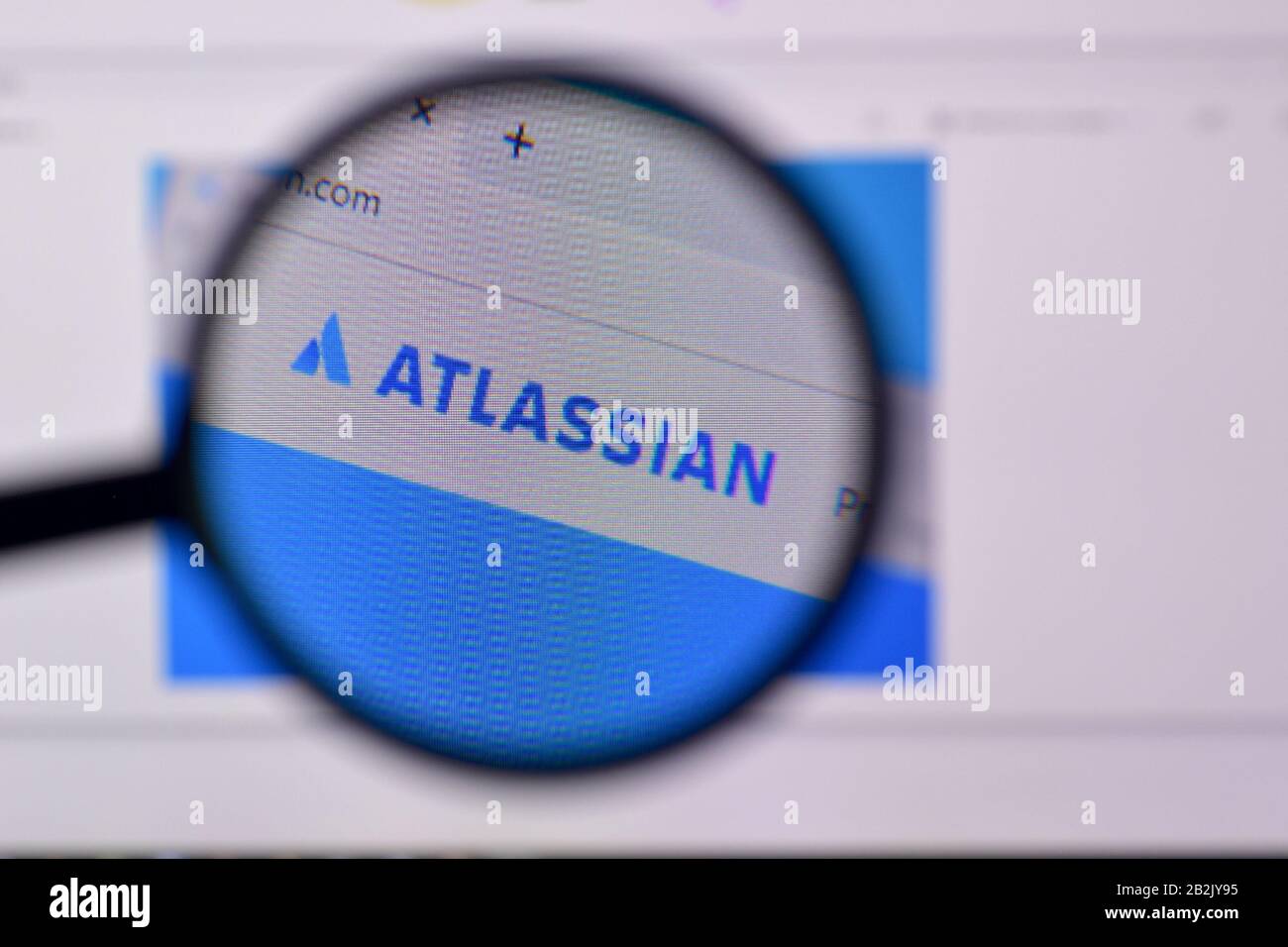Atlassian logo hi-res stock photography and images - Alamy