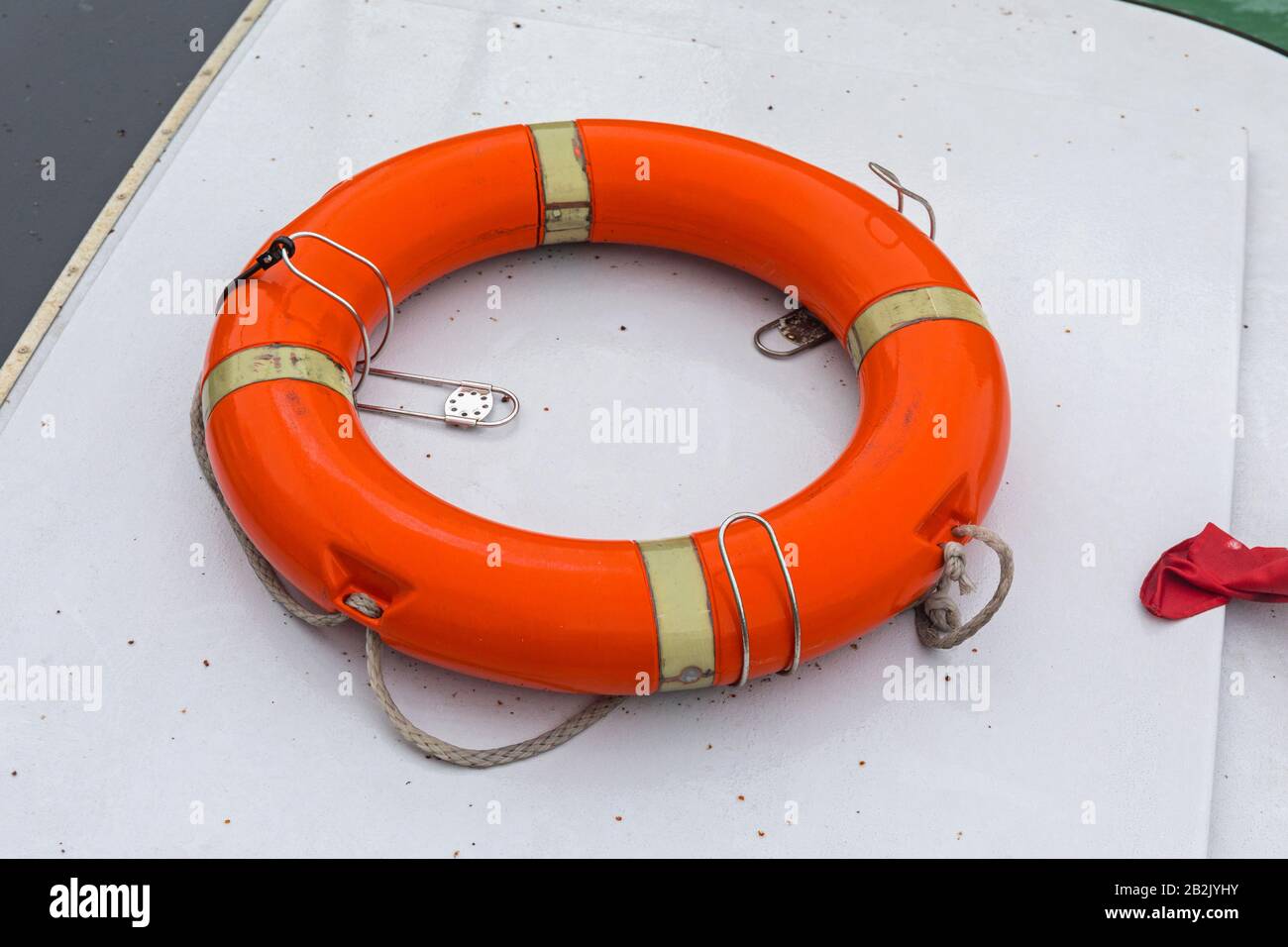Life ring attached hi-res stock photography and images - Alamy