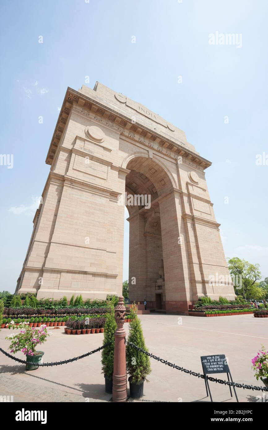 India Gate at New Delhi Stock Photo - Alamy