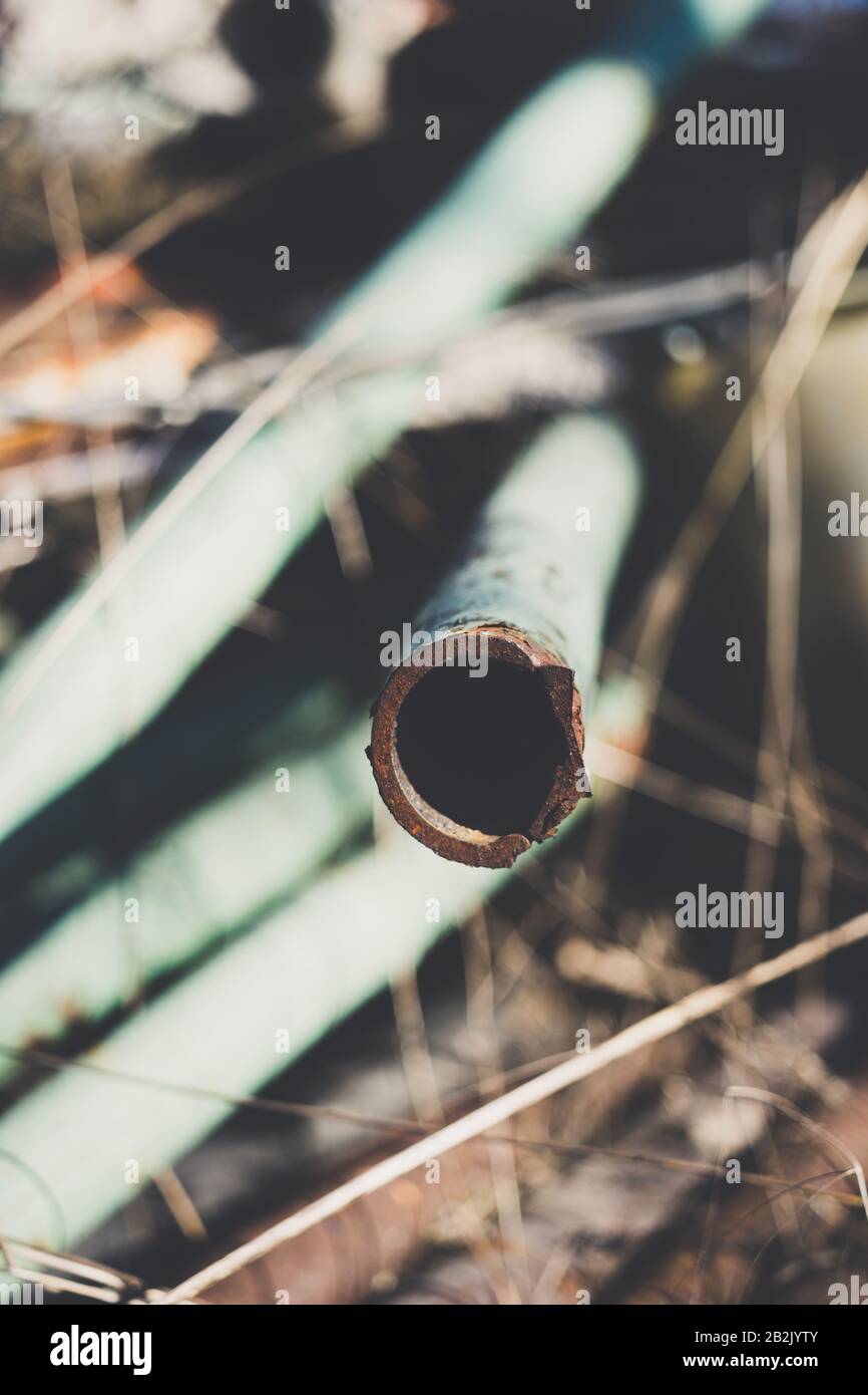 Old Iron Pipe High Resolution Stock Photography and Images - Alamy