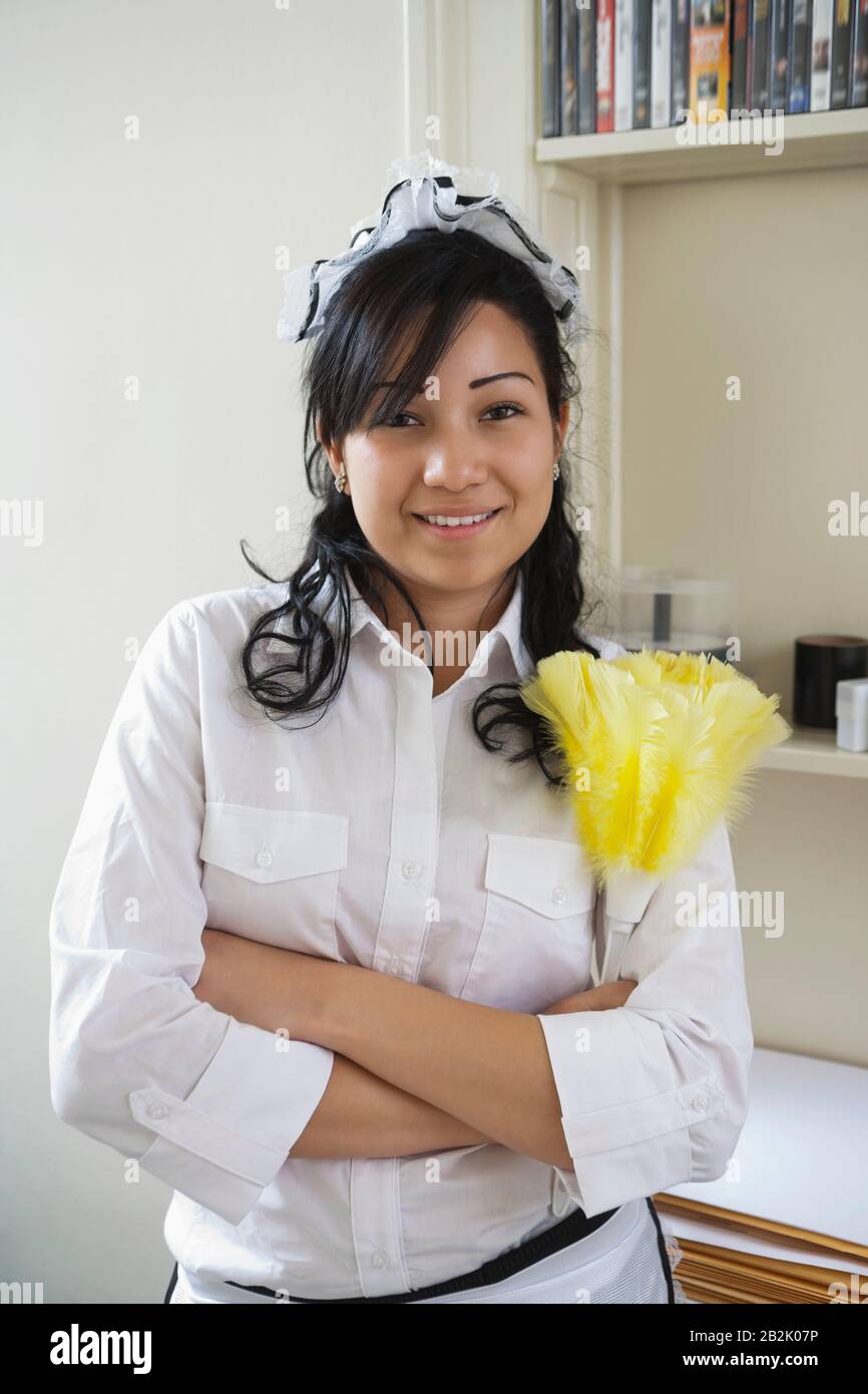 Her maidservant holding hi-res stock photography and images - Alamy