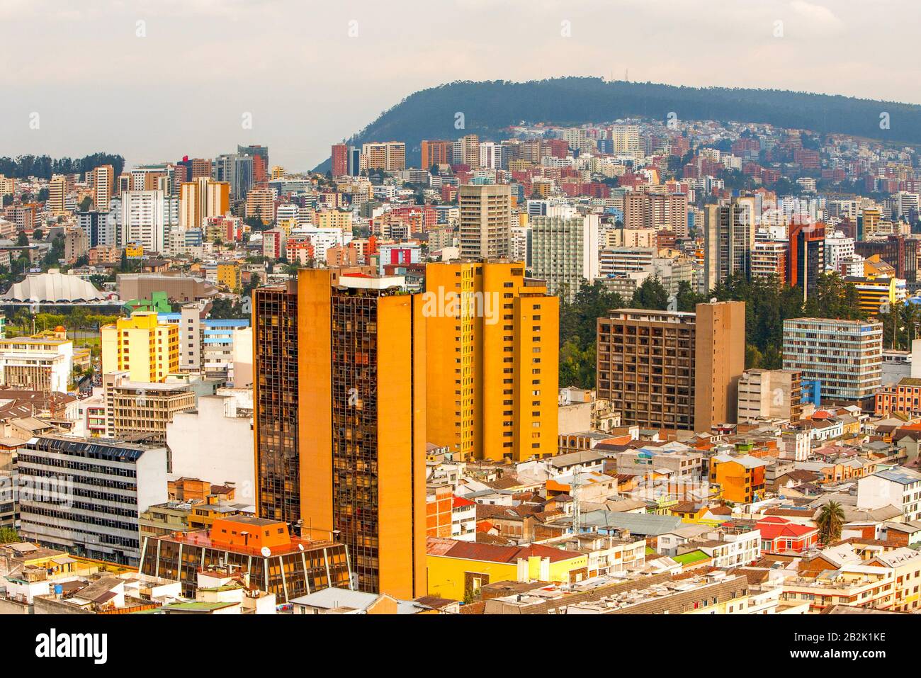 Quito Ecuador Modern Buildings In The North Part Of The City Stock ...