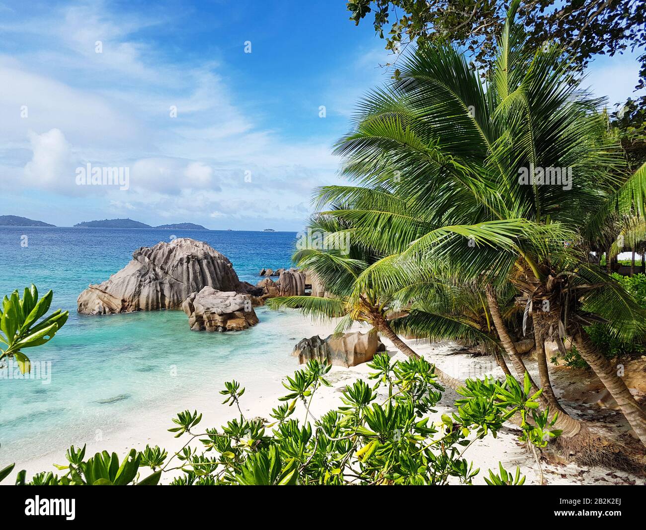 Breathtaking Beach on La Digue,Seychelles Stock Photo - Alamy