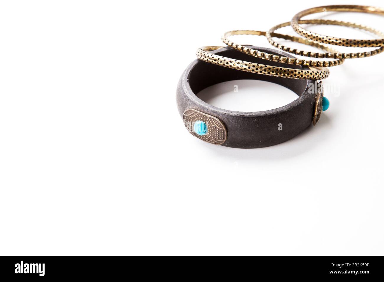 Traditional bangles over white background Stock Photo - Alamy