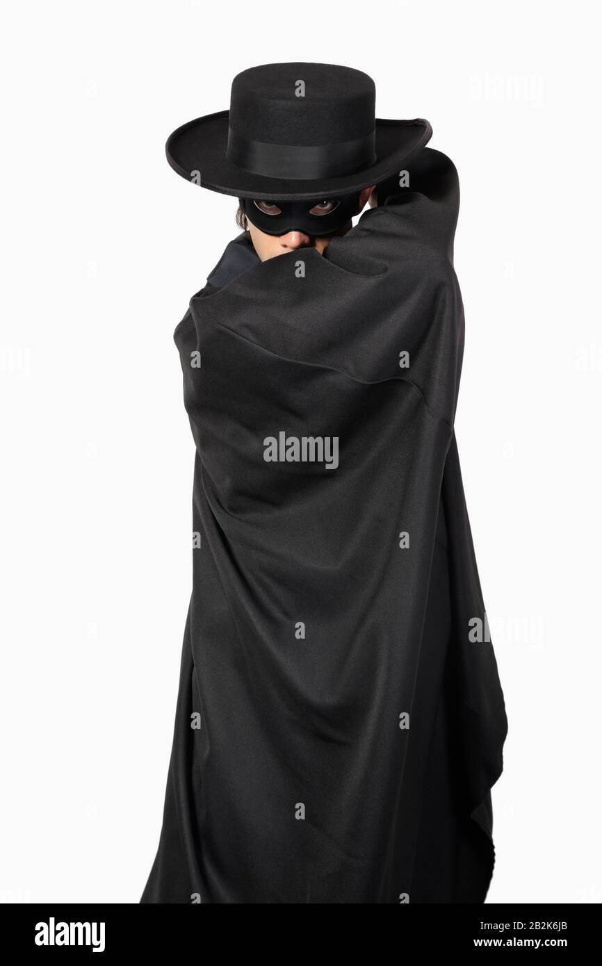 Zorro hat hi-res stock photography and images - Alamy