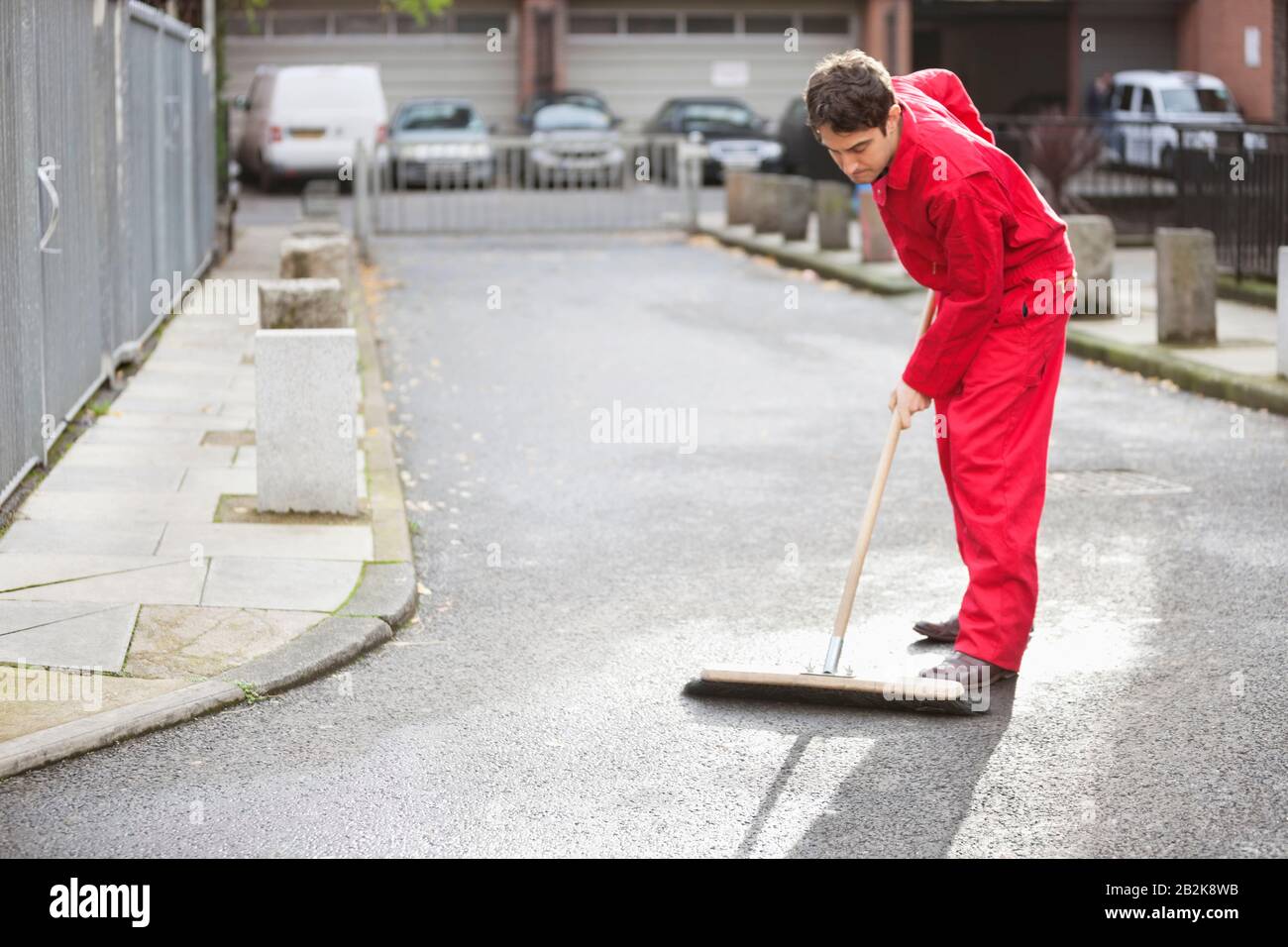Push sweeper hi-res stock photography and images - Alamy