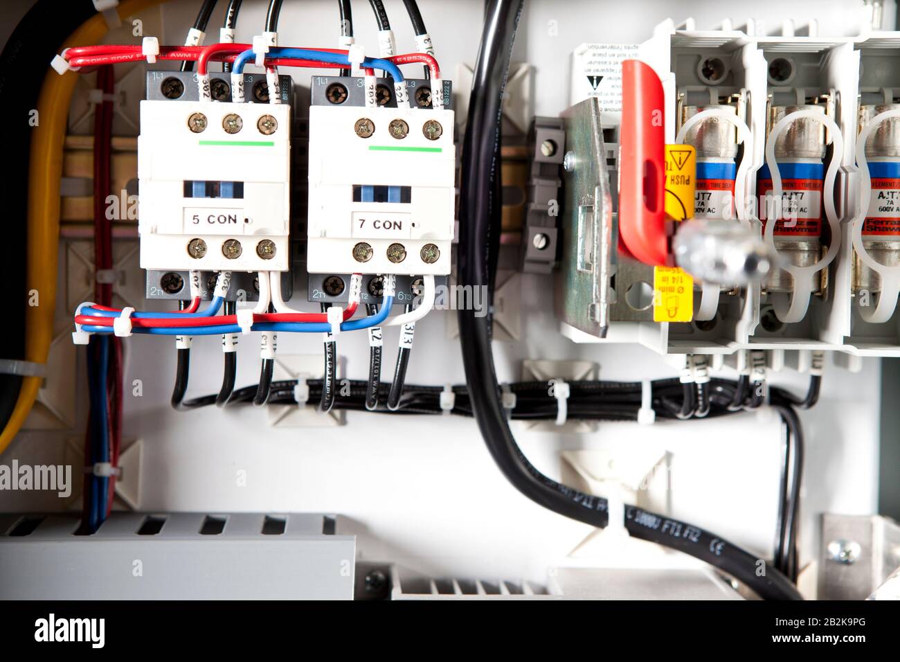 Electronic Circuit board with wires Stock Photo - Alamy
