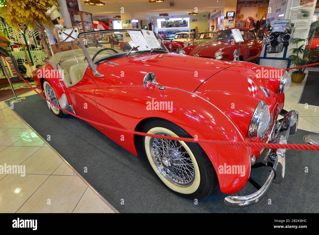 Triumph TR4 sports car Stock Photo - Alamy