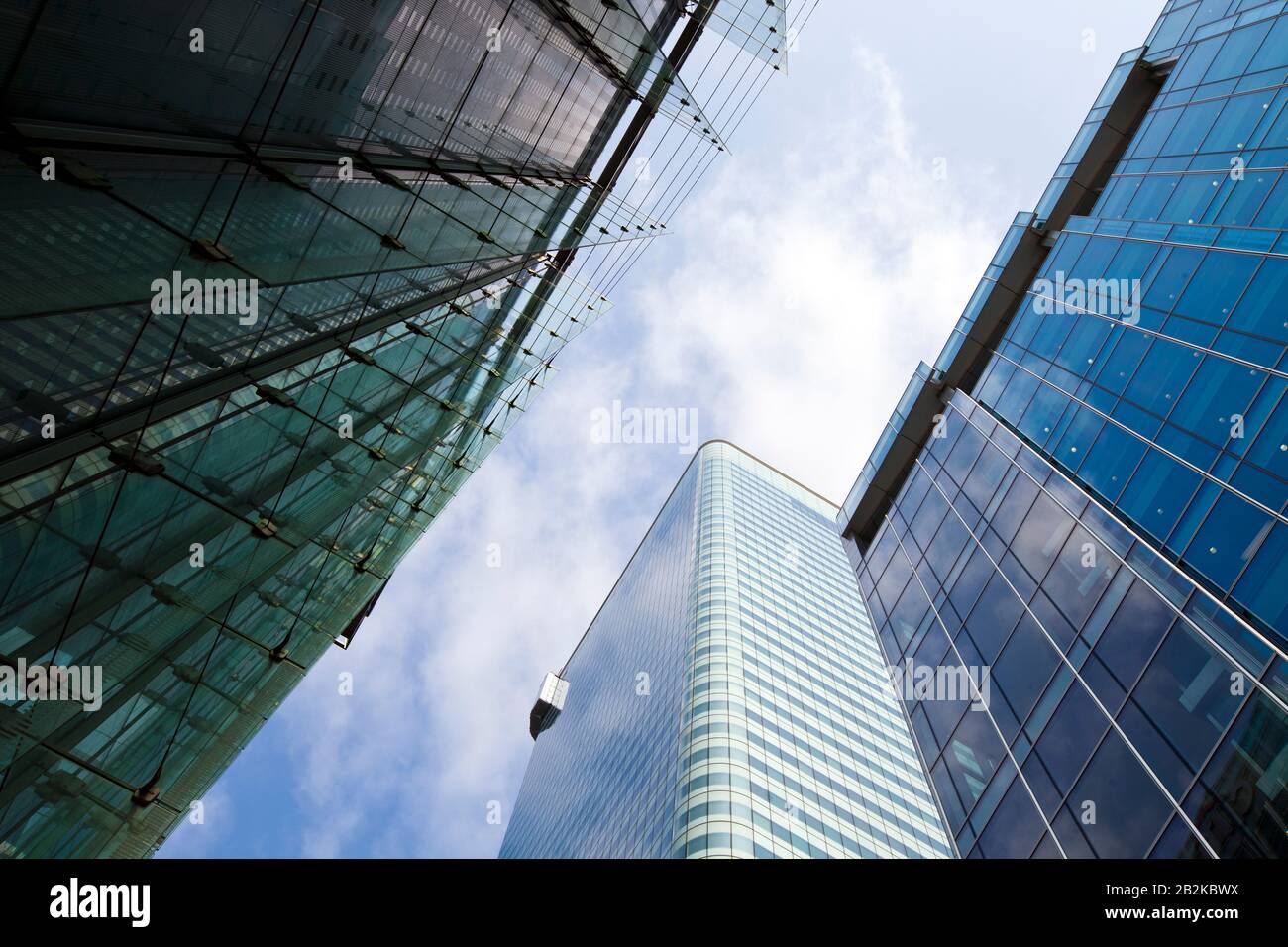 Skyscrapers from below Stock Photo - Alamy
