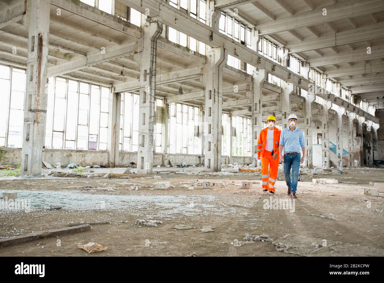 Man walking in construction site hi-res stock photography and images ...