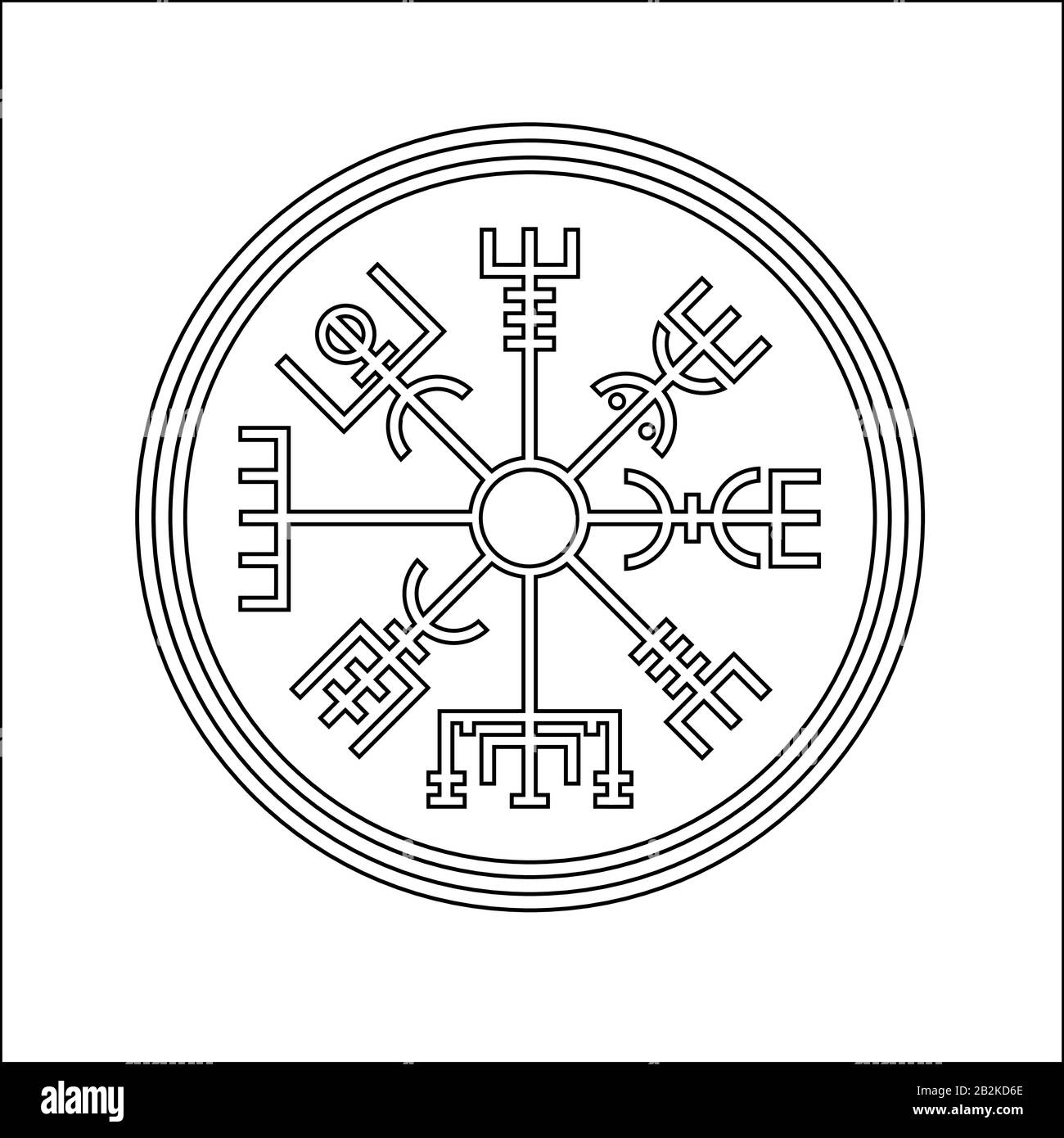Vegvisir hi-res stock photography and images - Alamy