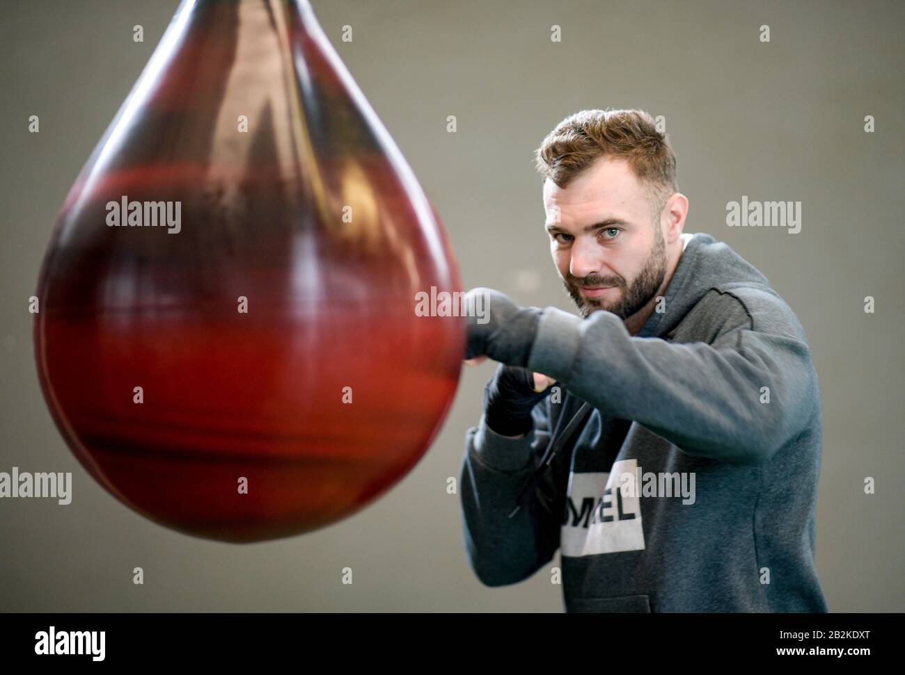 Hamburg, Germany. 03rd Mar, 2020. IBO World Champion Dominic Bösel ...