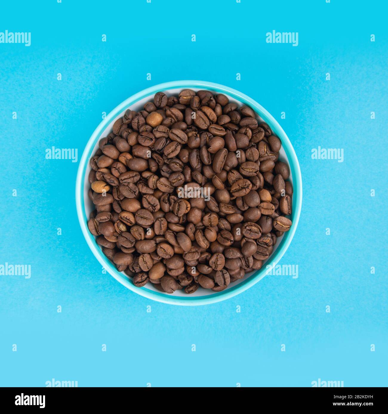 Cup with grains of coffee. Abstraction and coffee minimalism Stock ...
