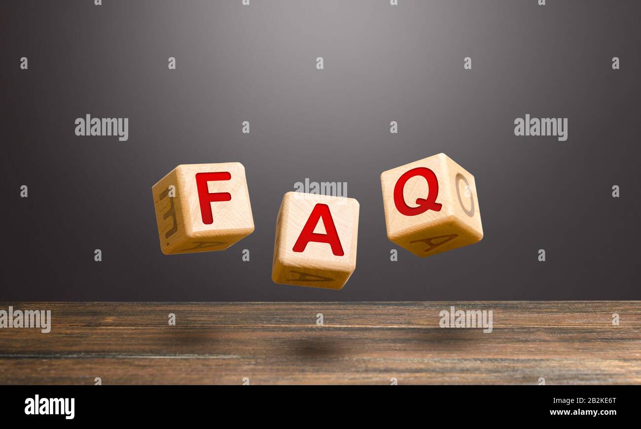 Faq form hi-res stock photography and images - Alamy
