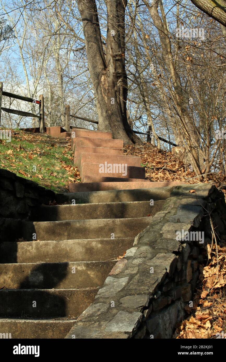 Climb to the top of the stairs Stock Photo - Alamy