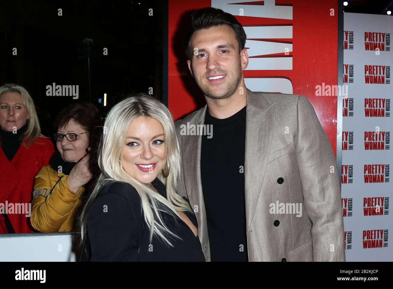 Jamie Horn and Sheridan Smith attends Pretty Woman Press Night at Piccadilly Theatre in Central ...