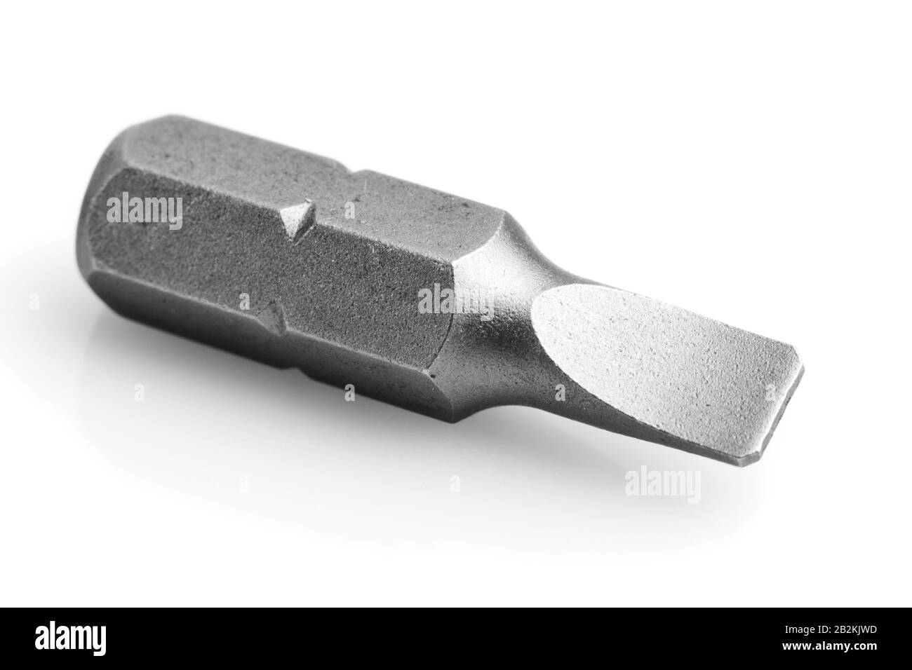 Screwdriver Removable Bit Isolated On White Background Stock Photo - Alamy