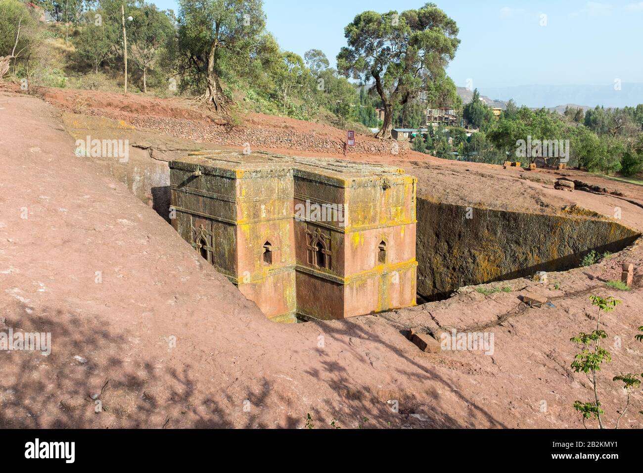 St George's Church (Bet Giyorgis) - one of the rock hewn churches - in ...