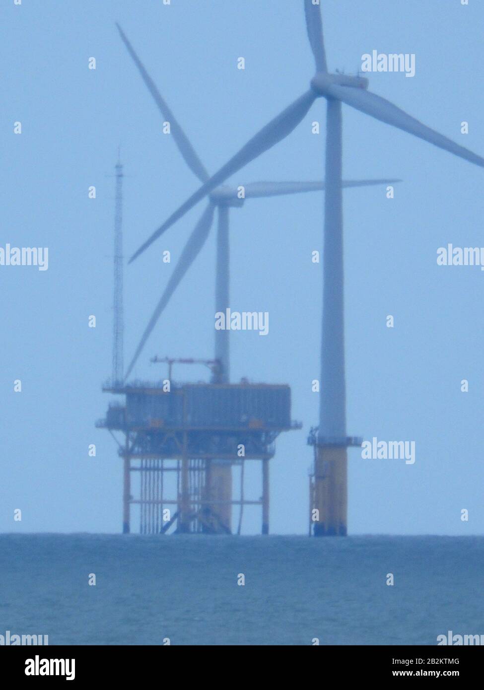 Broadstairs, Kent, UK. 3rd Mar, 2020. Thanet Extension Offshore Wind ...
