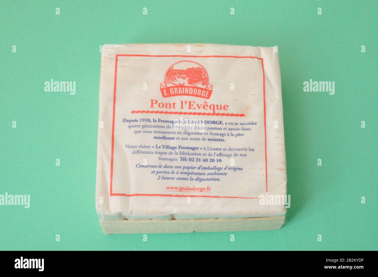 Pont l'Eveque, french cheese Stock Photo - Alamy