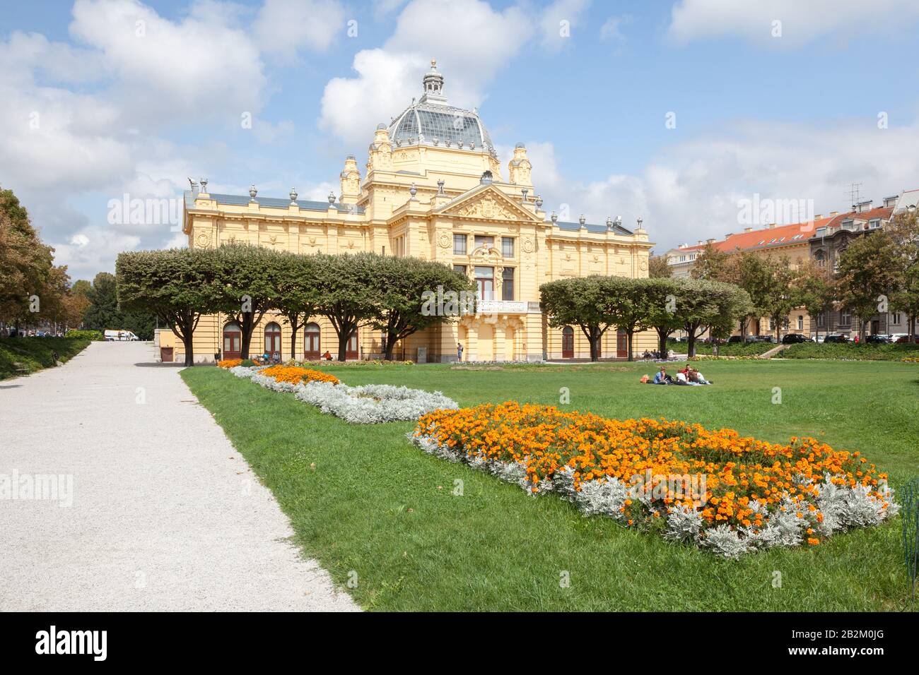 Art Pavilion, the oldest gallery in the Southeast Europe. Zagreb ...