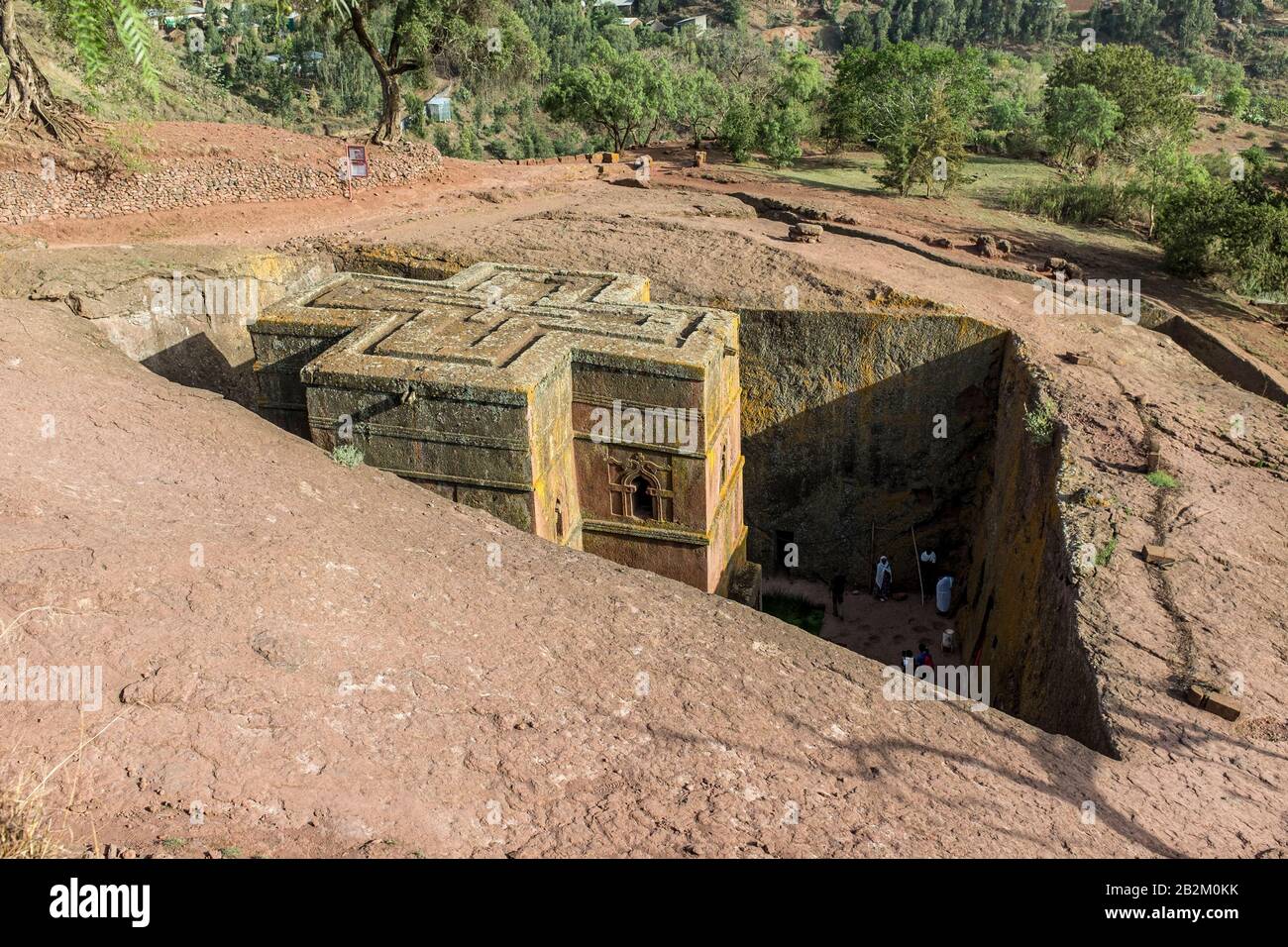 St George's Church (Bet Giyorgis) - one of the rock hewn churches - in ...