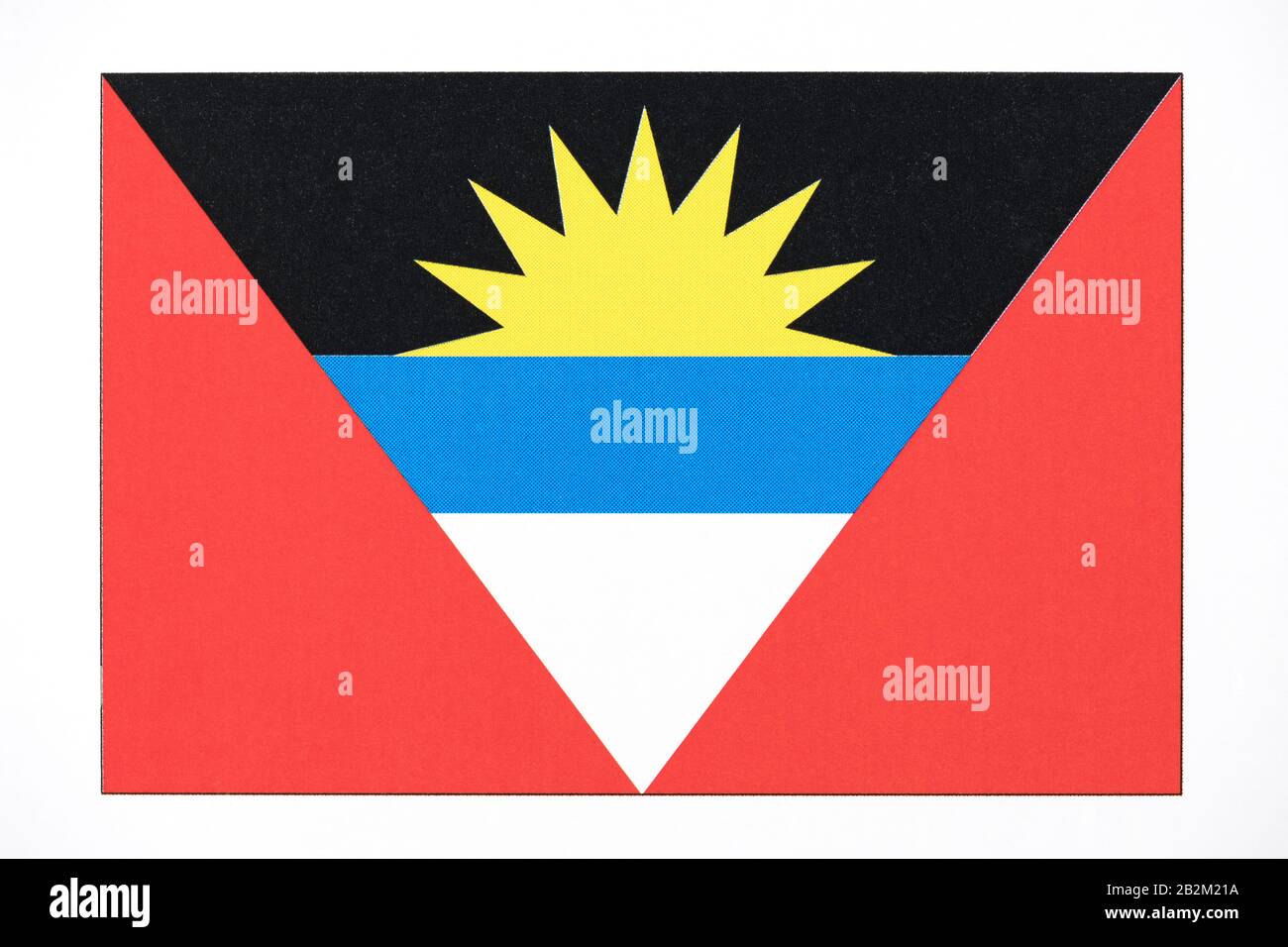 National flag of Antigua And Barbuda Stock Photo - Alamy