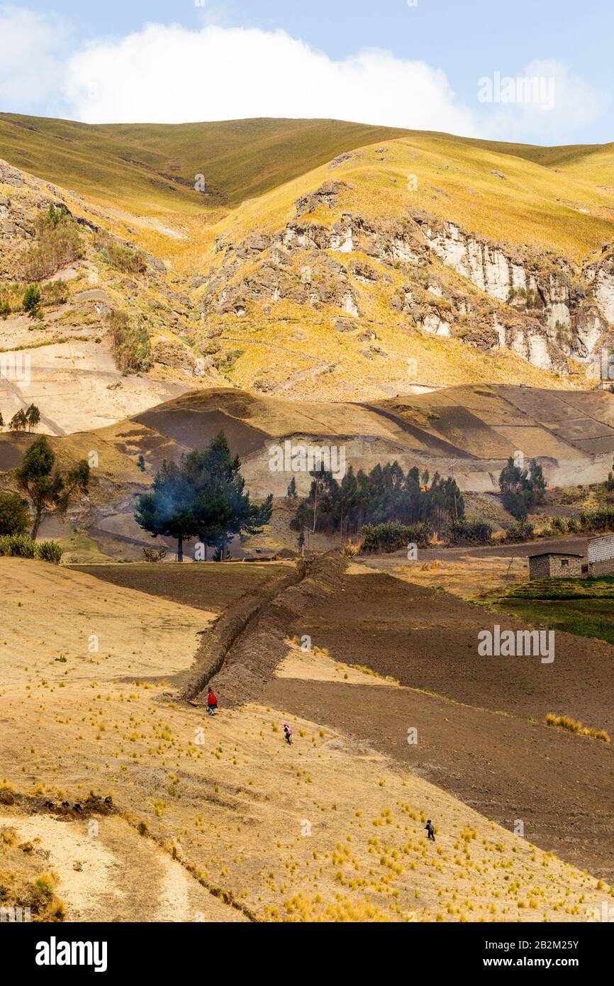 High Altitude Farm In Ecuadorian Andes Cotopaxi Province With Three ...