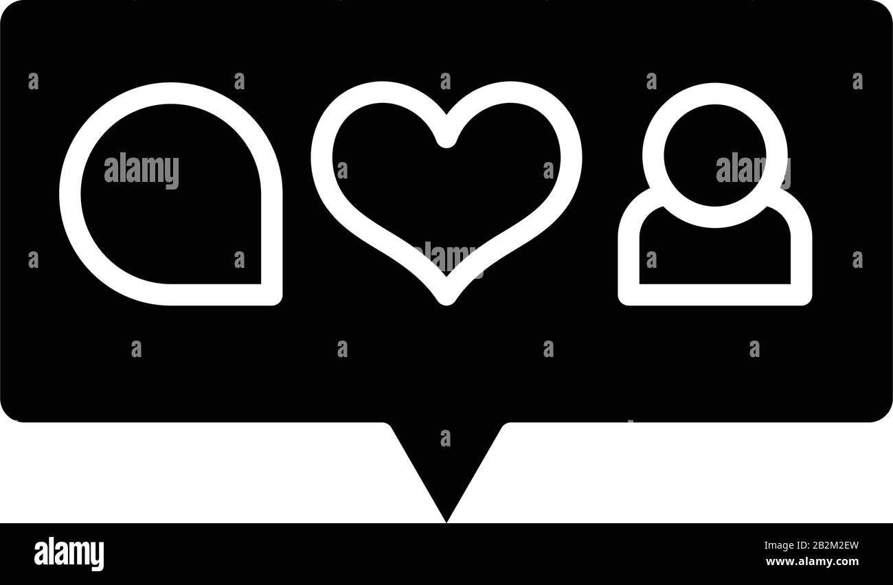 Personal icons black icon, concept illustration, vector flat symbol ...