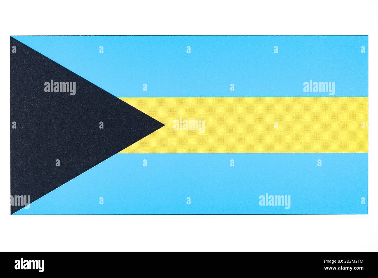 National flag of the Bahamas Stock Photo - Alamy