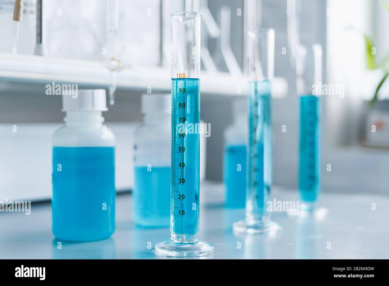Analysis of the quality of liquids in a chemical laboratory, a device ...