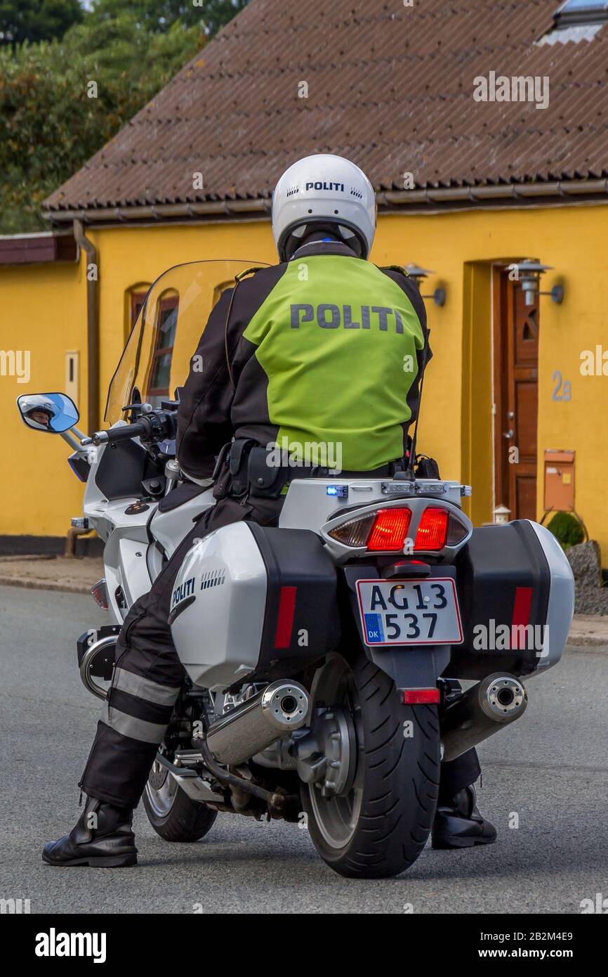 Danish police motorcycle hi-res stock photography and images - Alamy