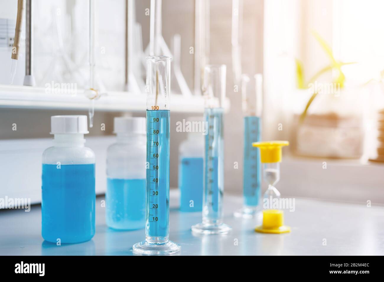 Analysis of water quality in a chemical laboratory, a device for ...