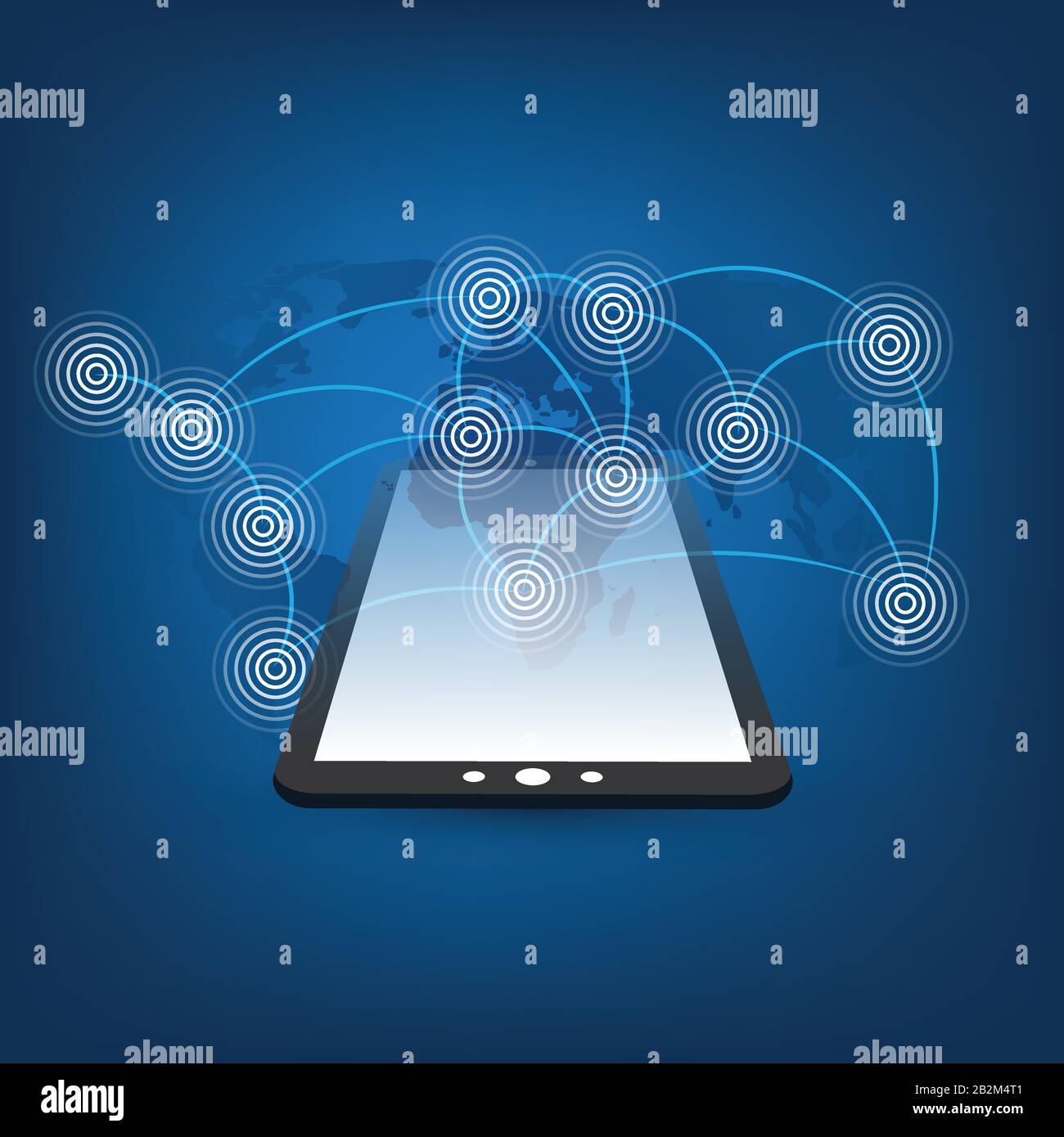 Digital Network Connections, Technology Background - Cloud Computing ...
