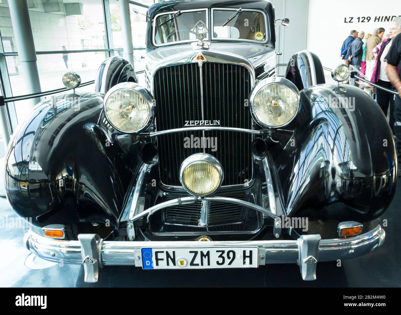 Friedrichshafen, Germany - 10 Sep. 2015: Maybach Zeppelin, 1934 It was ...