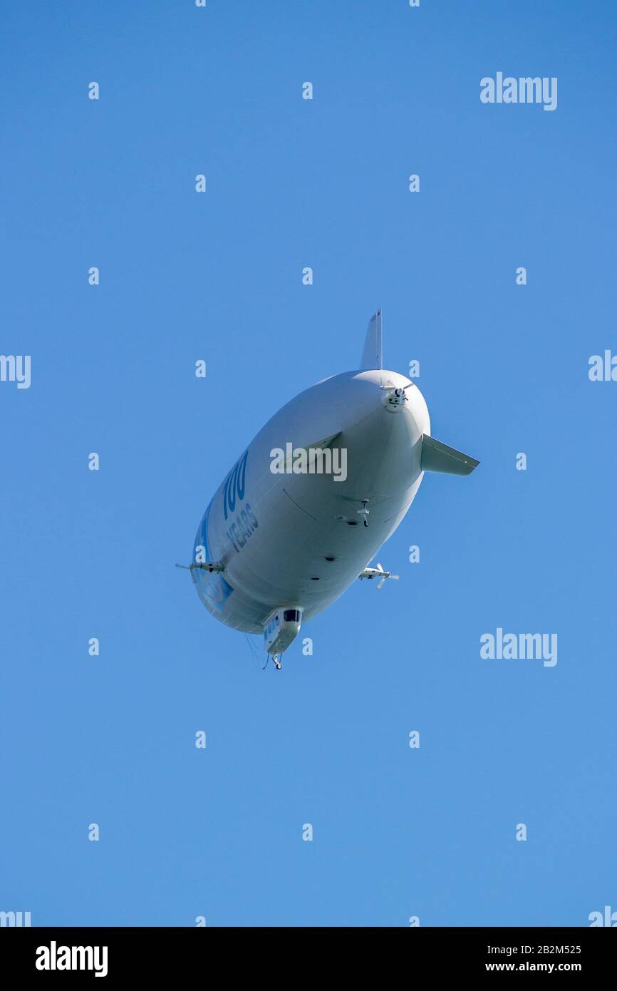 Friedrichshafen, Germany - 10 Sep. 2015: A Zeppelin is a type of rigid ...
